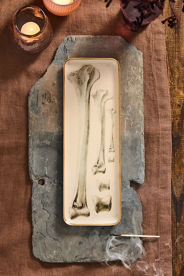 TERRAIN Halloween Prted Archival Tray - 13" Bones